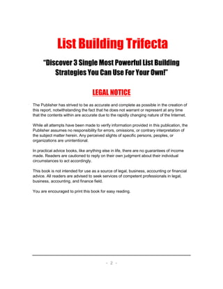 List building trifecta | PDF