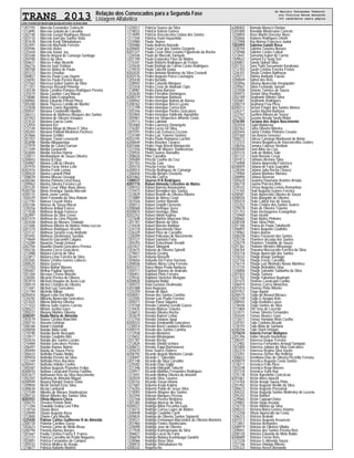 Lista de Convocados | PDF