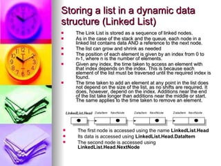 List data structure | PPT