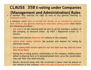 Listed entities amendments clauses 35 b , 49 of the equity listing ...