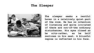 Types of Listeners ppt from English subject | PPTX