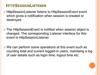 Listeners and filters in servlet | PPT