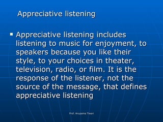 Listening | PPT