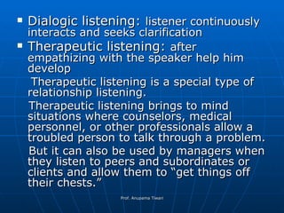 Listening | PPT | Free download