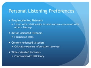 Listening | PPTX