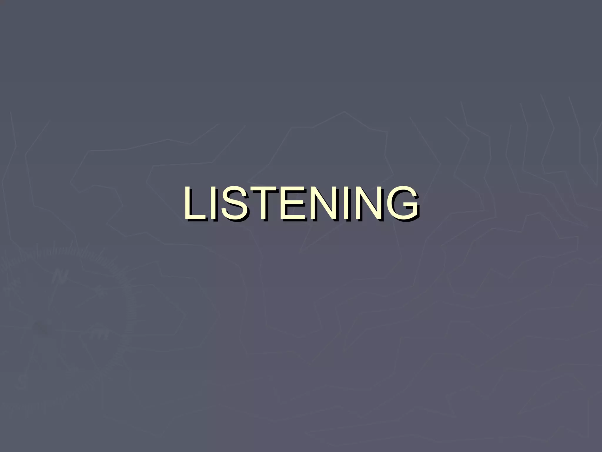 Listening | PPT