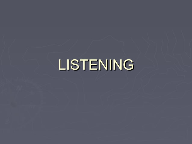 Listening | PPT