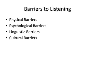 Listening | PPTX