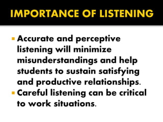 Listening: A Macro-Skill (Education) | PPTX