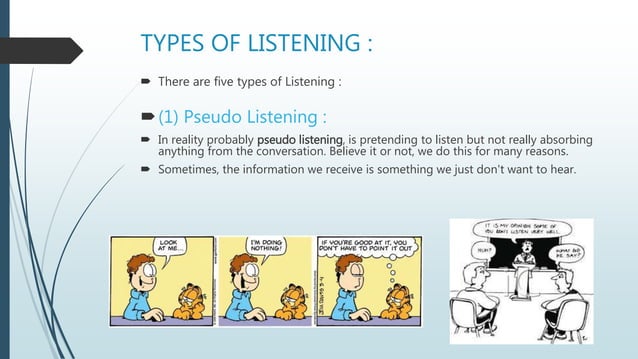 Listening and its Types | PPTX