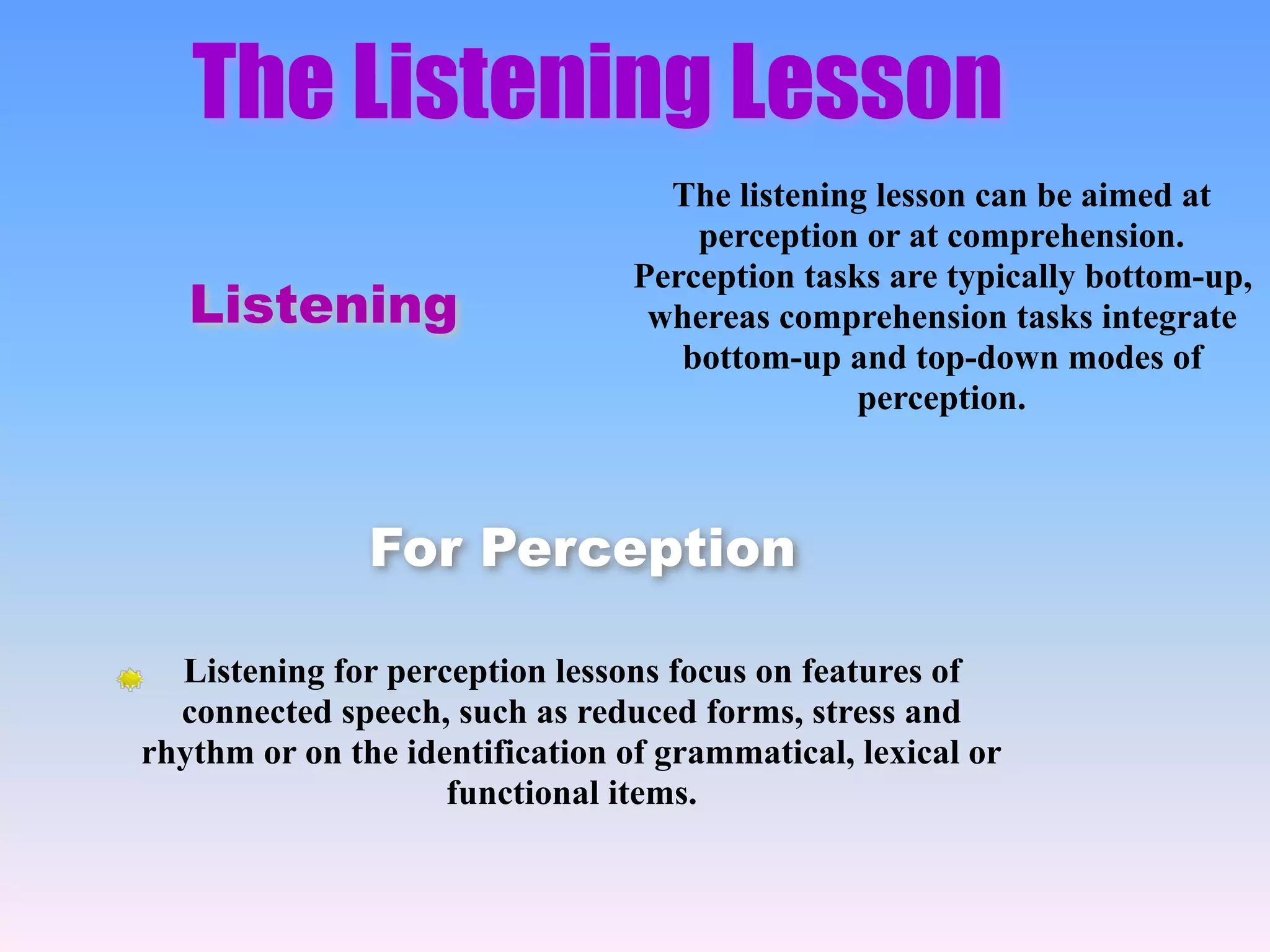 Teaching Listening Comprehension | PDF