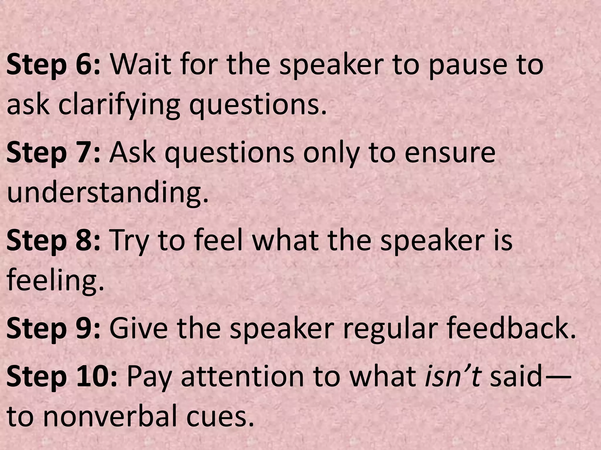 The Power of Listening skill in Communication | PPTX
