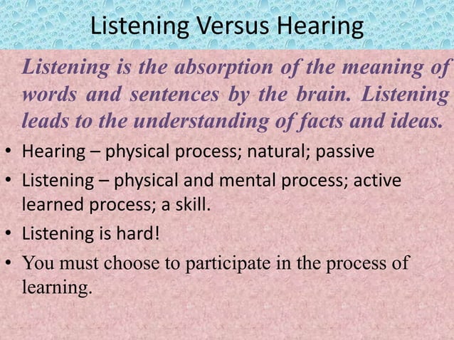 The Power of Listening skill in Communication | PPTX
