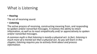 Listening | PPT
