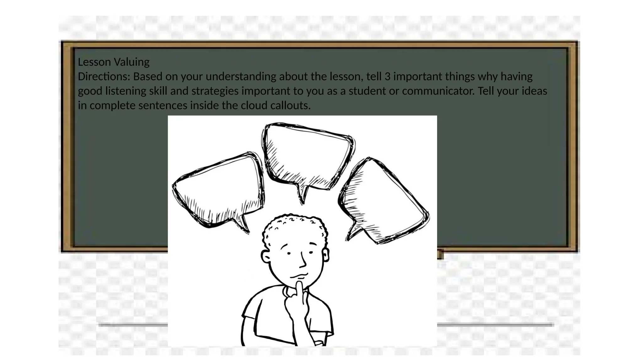 Listening and how to identify a good listener | PPT