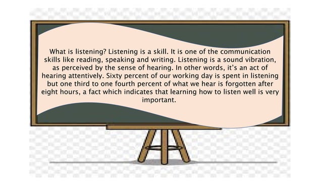 Listening and how to identify a good listener | PPT