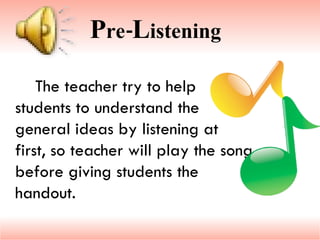 Listening Lesson Plan | PPT