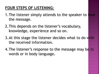 Listening ppt | PPTX