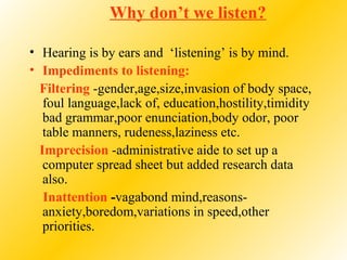 Listening skills- | PPT