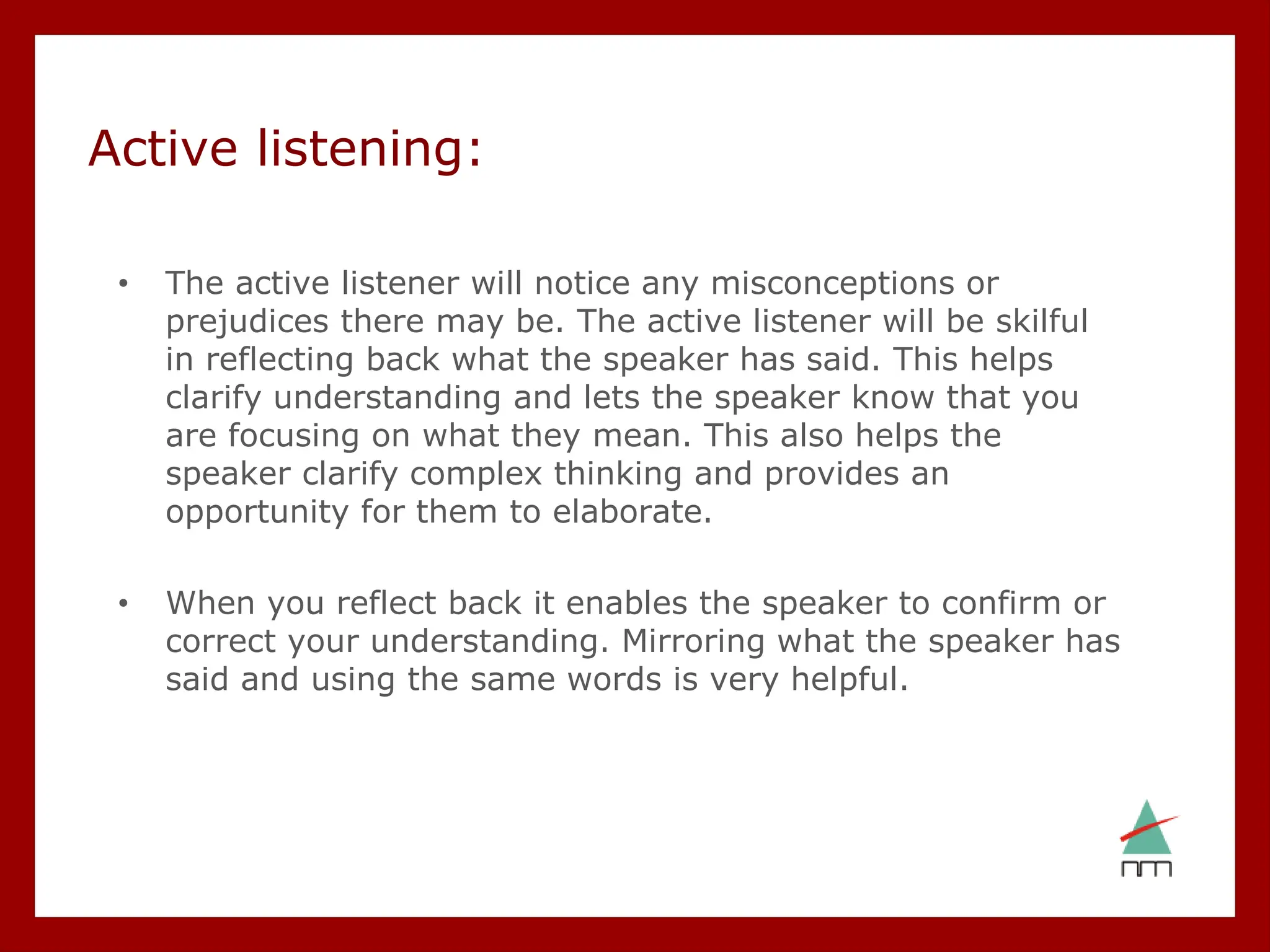 Listening-Skills for improving communication | PPT