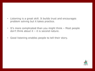 Listening-Skills for improving communication | PPT