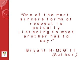 Listening Skills | PPTX