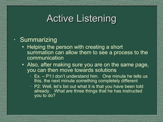 Listening And Confidentiality Presentation | PPT