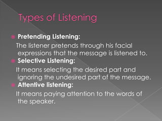 Listening and feedback | PPTX