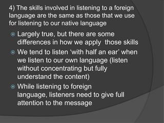 Listening and language learning ‘the six myths | PPTX