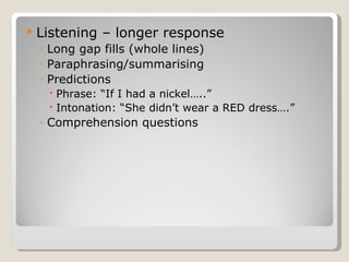 Listening and listening assessment | PPT | Educational Assessment ...