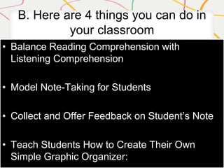 Listening and Reading comprehensions | PPTX