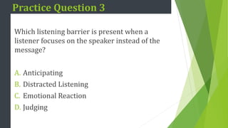 Listening_and_Responding Public Speaking | PPT