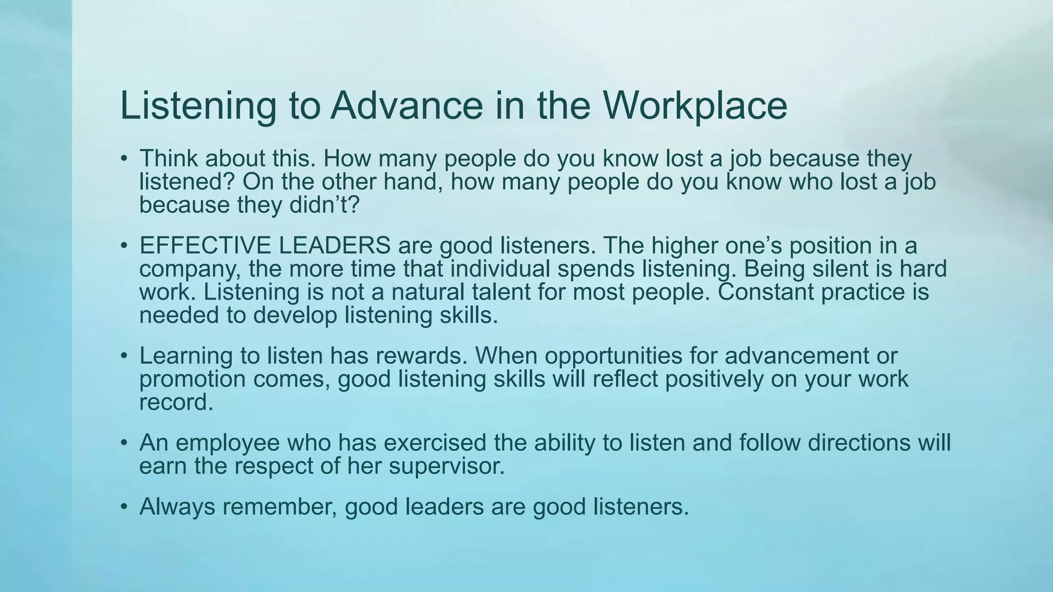 LISTENING AND RESPONDING IN THE WORKPLACE.pptx