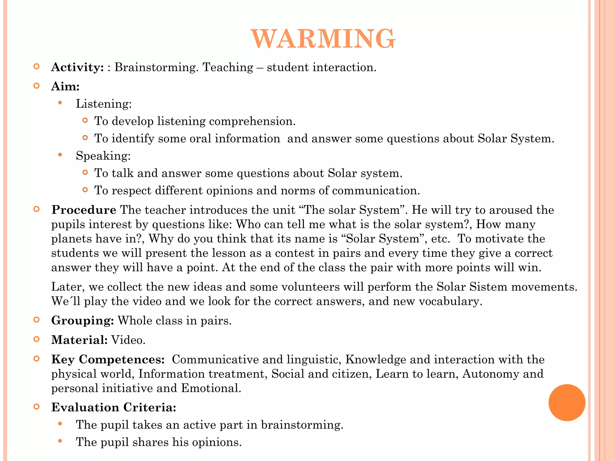 Listening and speaking | PPT