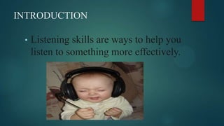 Listening and speaking | PPTX