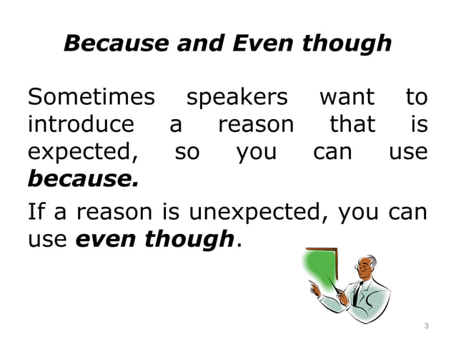Listening and speaking i introducing reasons and results | PPT
