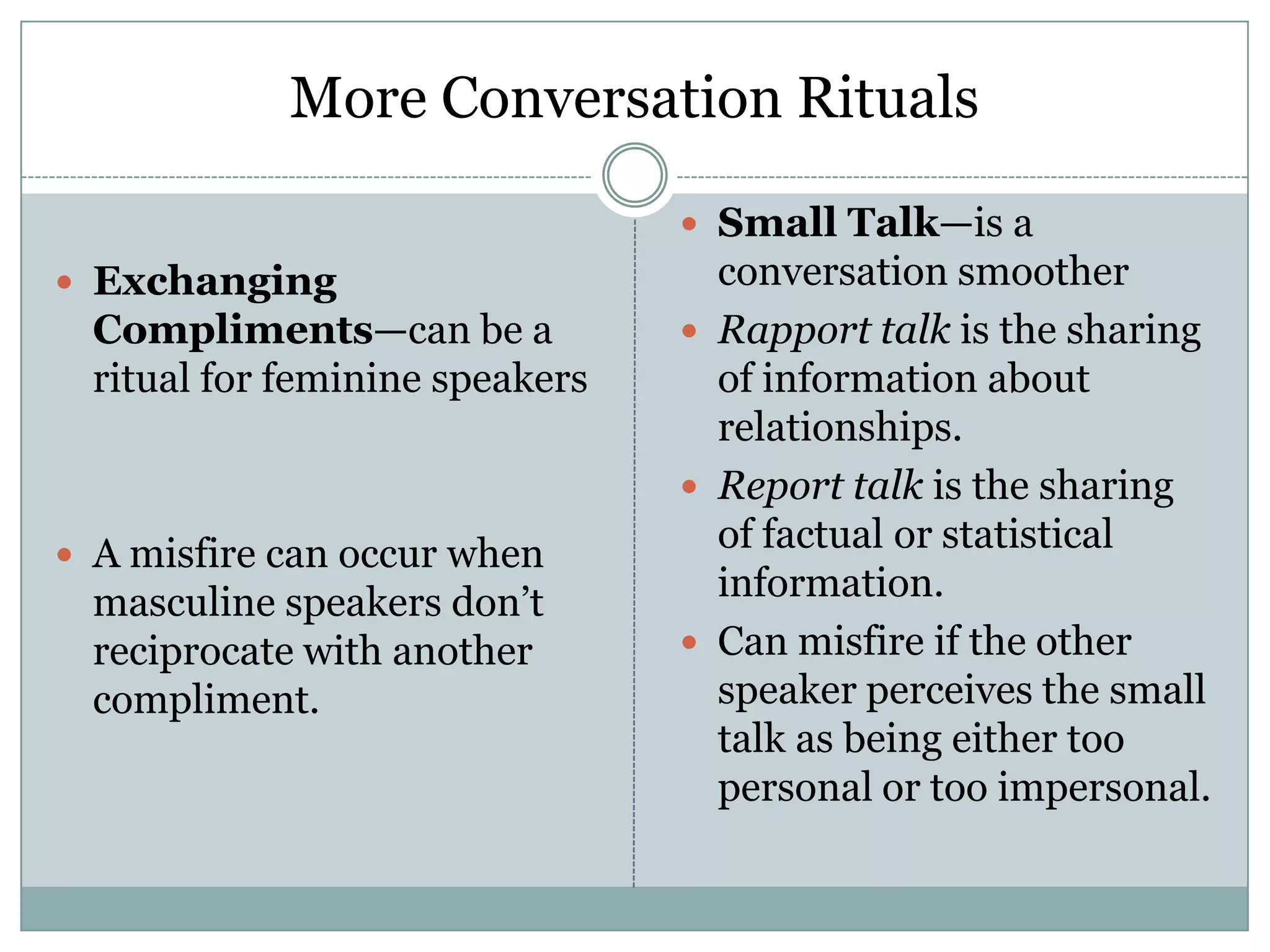 Listening as adaptation to gender differences | PPTX
