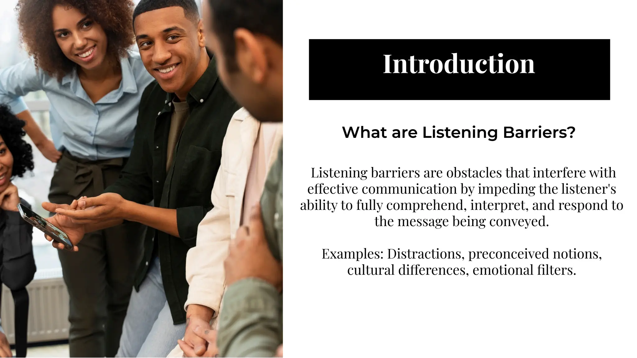 What are Listening Barriers and types of it | PDF