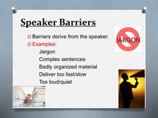 Listening barriers | PPTX