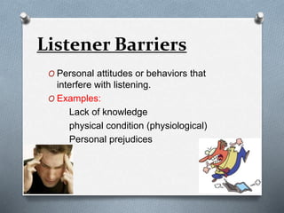 Listening barriers | PPTX