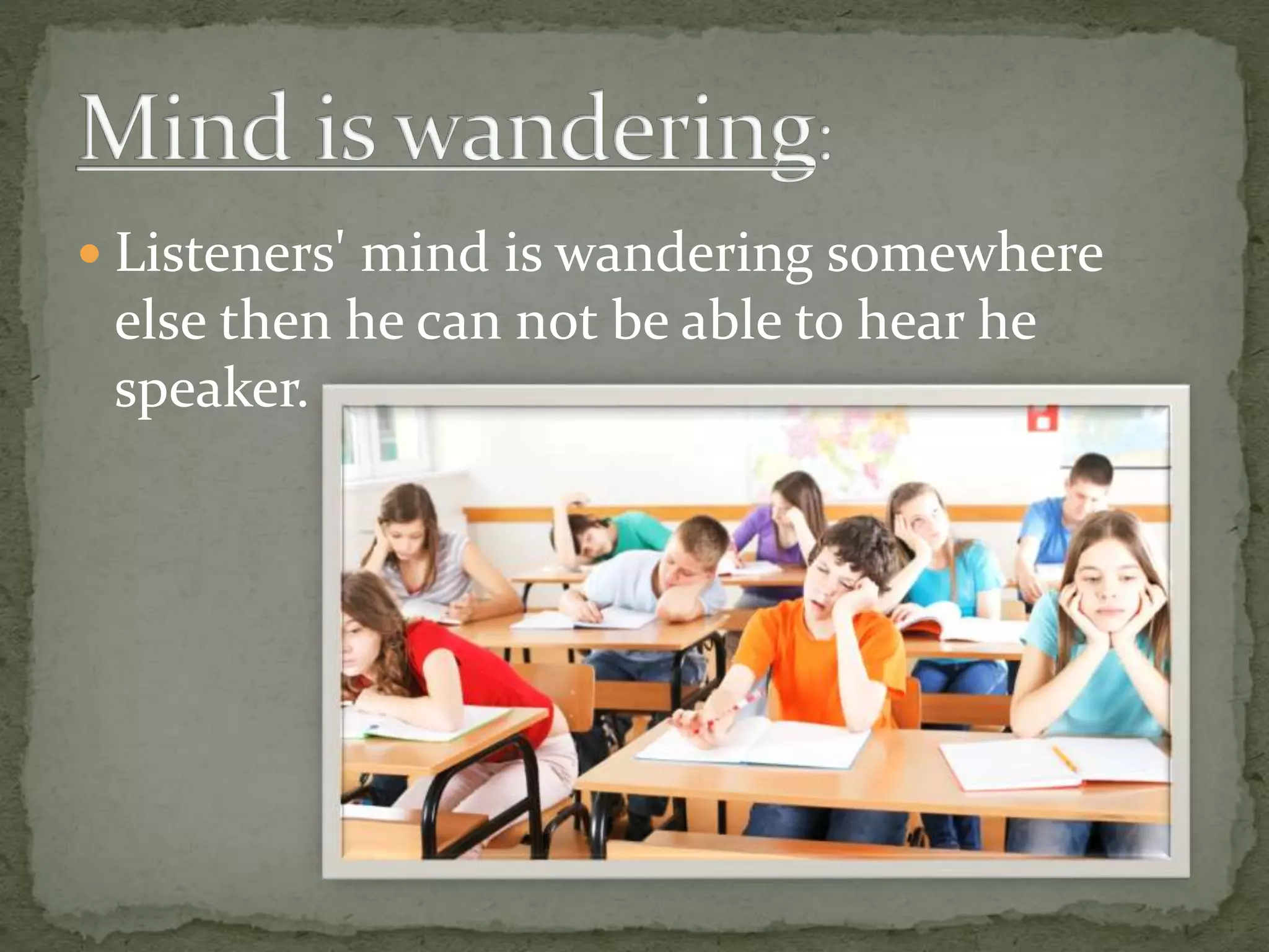 Listening barriers | PPTX