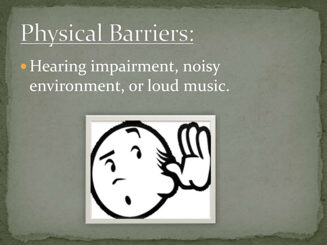 Listening barriers | PPT