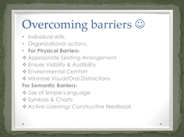 Listening barriers | PPT
