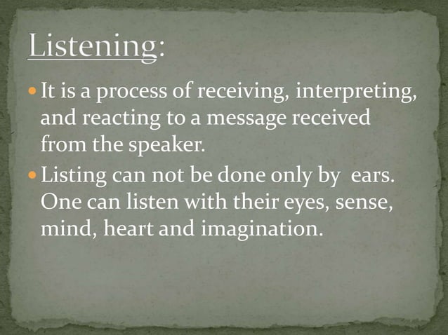 Listening barriers | PPT
