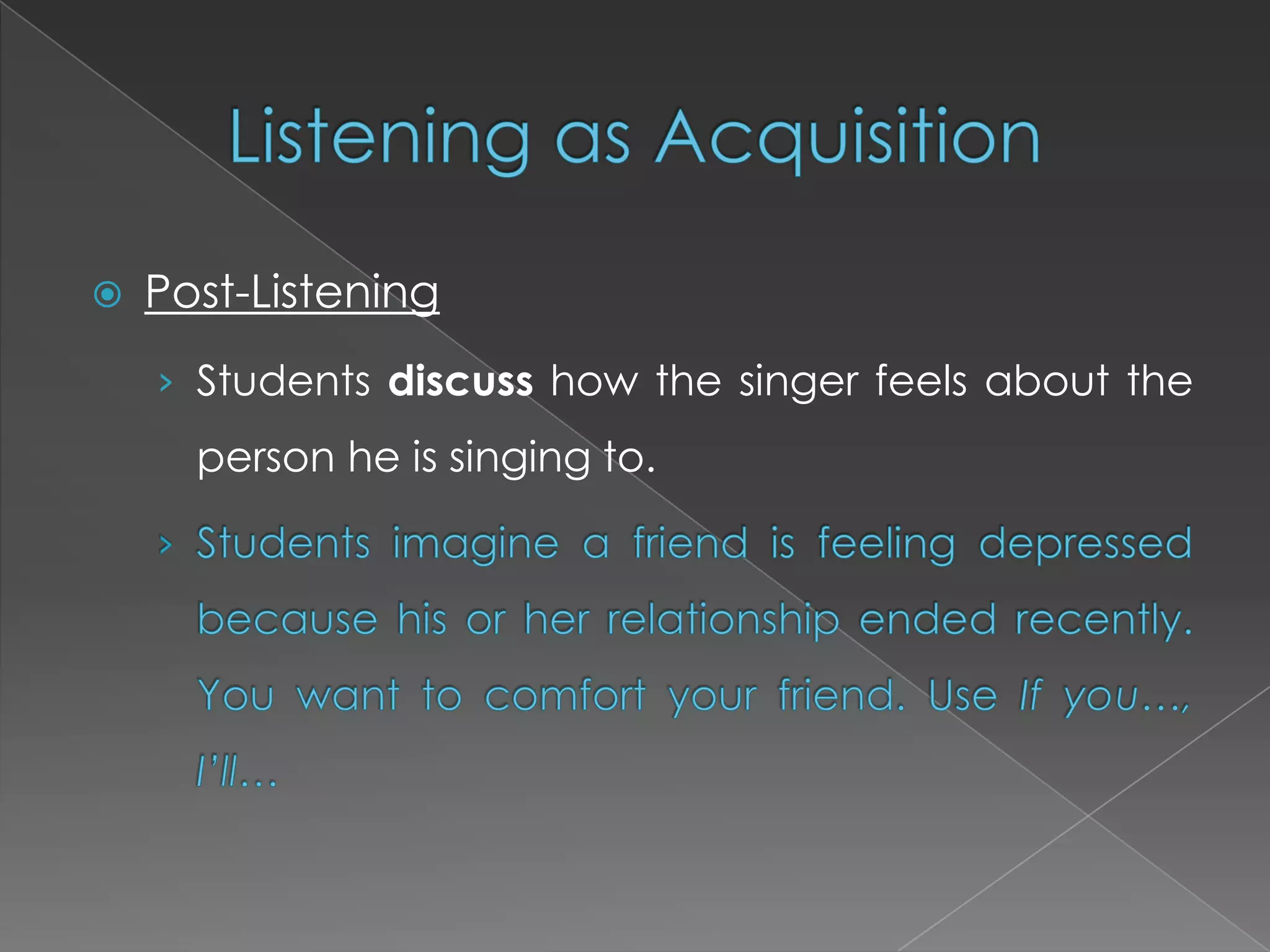 Listening Comprehension PPT | PPT