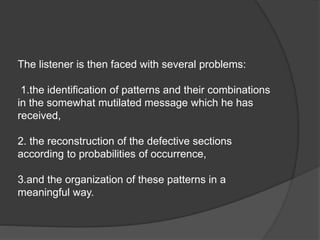 Listening comprehension | PPT
