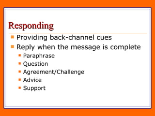 Listening Effectively | PPT