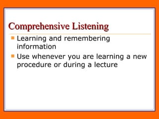 Listening Effectively | PPT