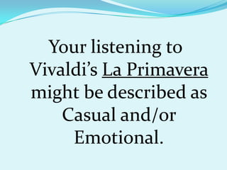 Listening Exercise | PPT