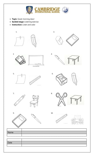 Listening exercise 2 | PDF